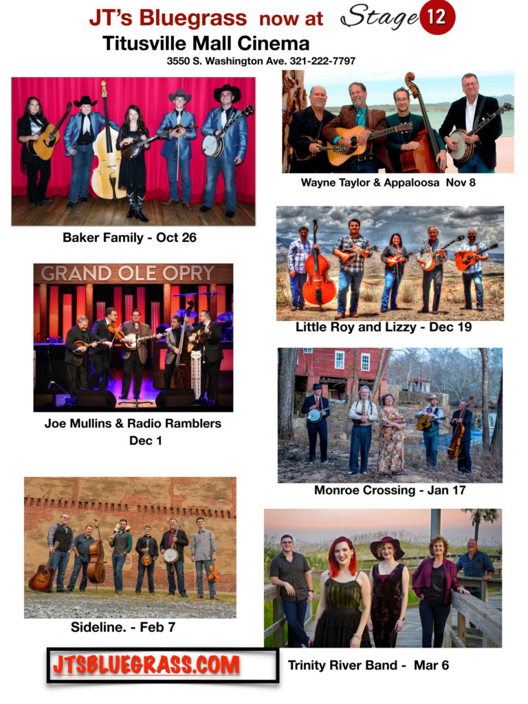 JT's Bluegrass at Stage 12 Theater - One Senior Place