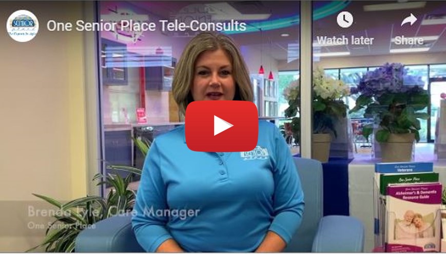 Free One Senior Place Tele-Consults Are Available - One Senior Place