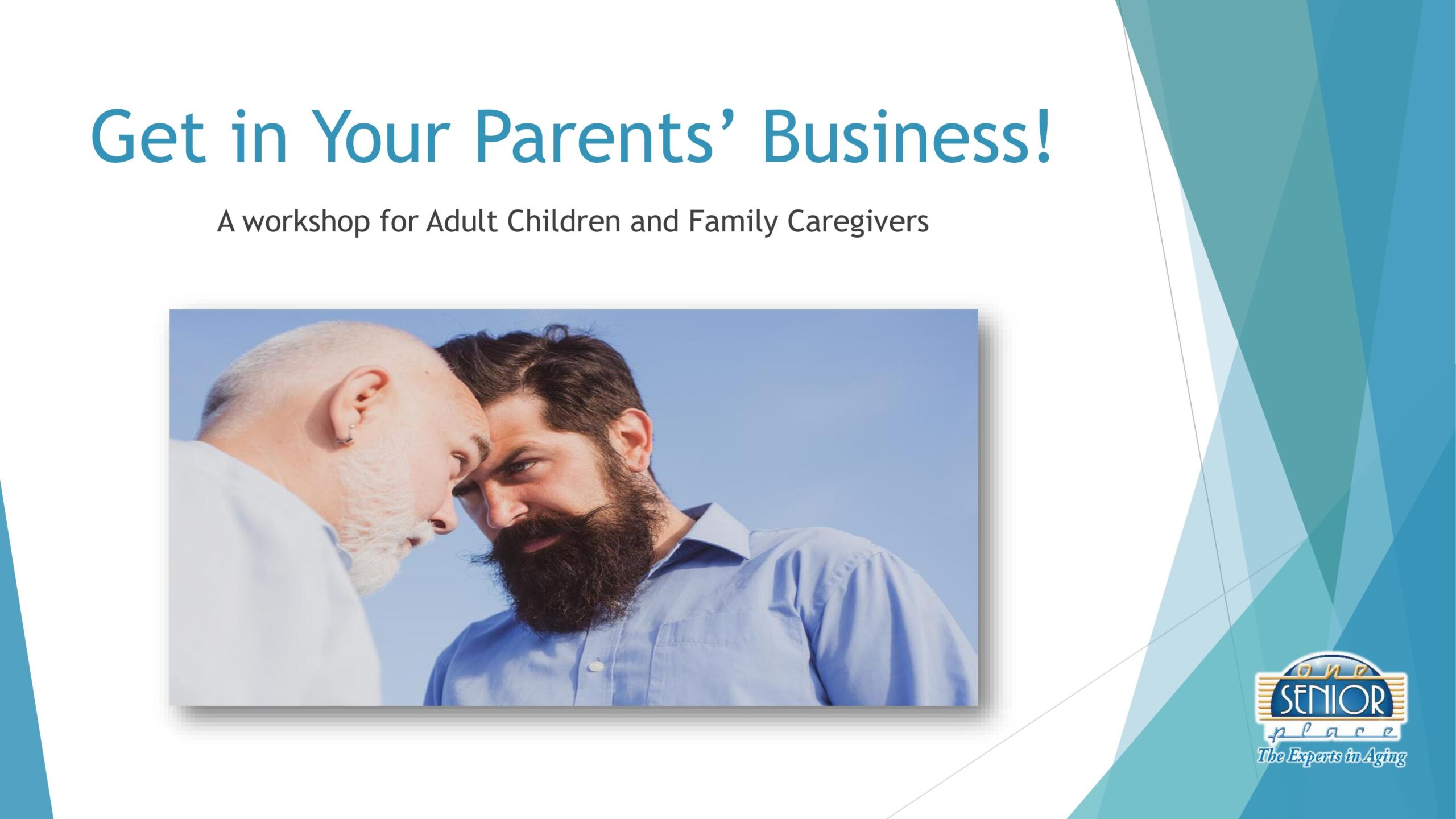 VIDEO: Get in Your Parent's Business - A Workshop for Adult Children ...