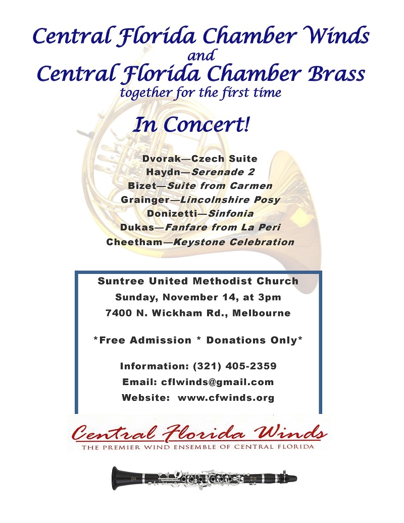 Central Florida Chamber Winds & Central Florida Chamber Brass IN ...