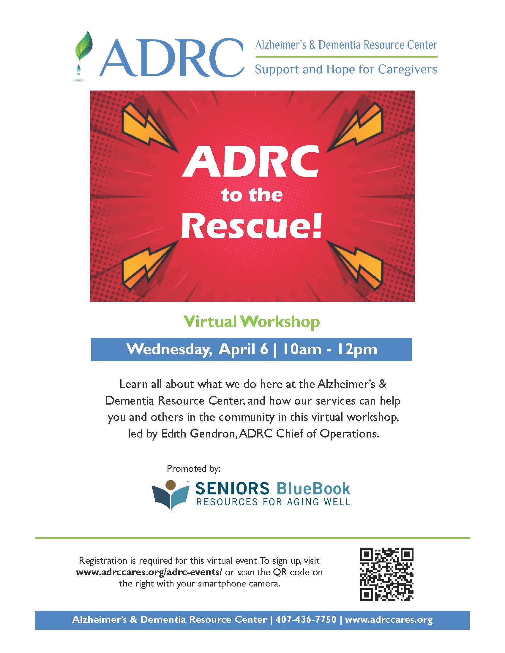 VIRTUAL: ADRC to the Rescue! - One Senior Place