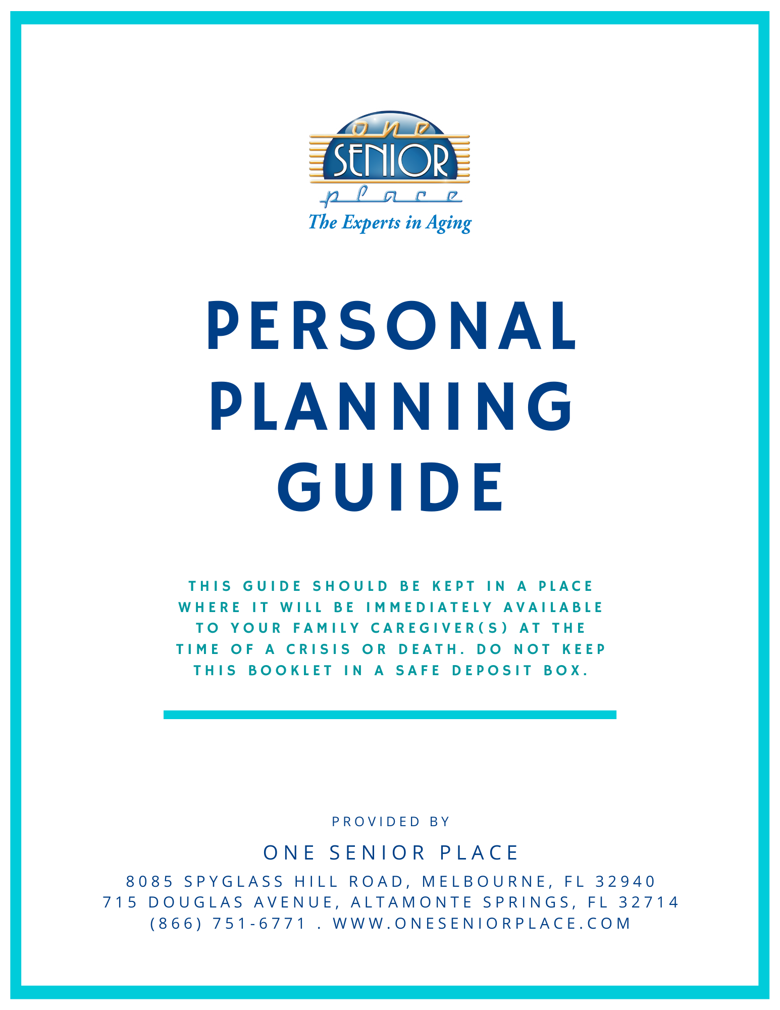 Resource Library - One Senior Place