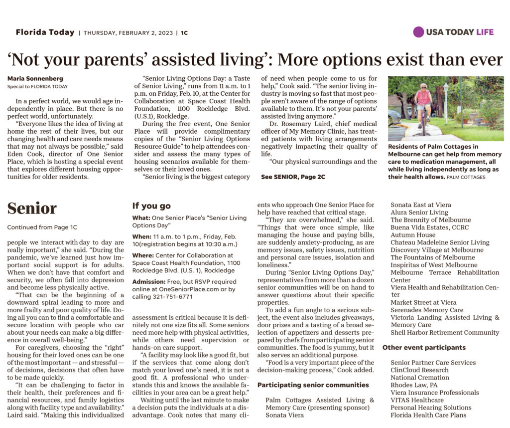 More senior living options exist than ever before; learn all your ...