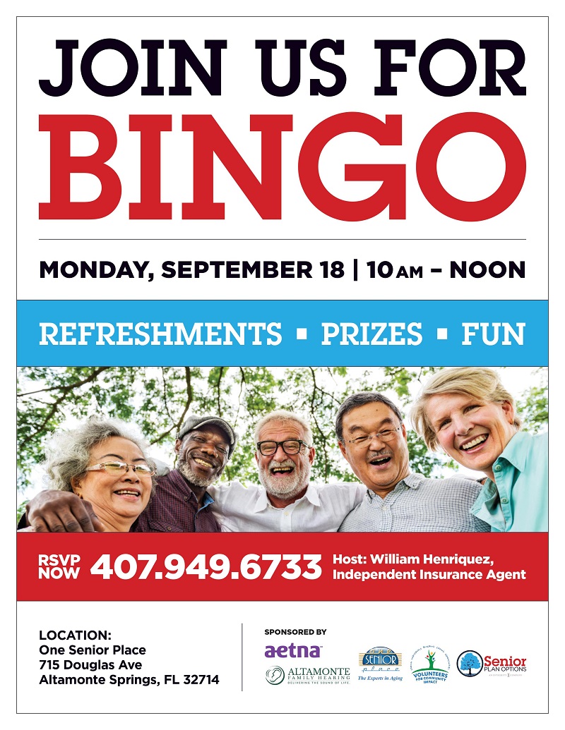 Bingo - One Senior Place