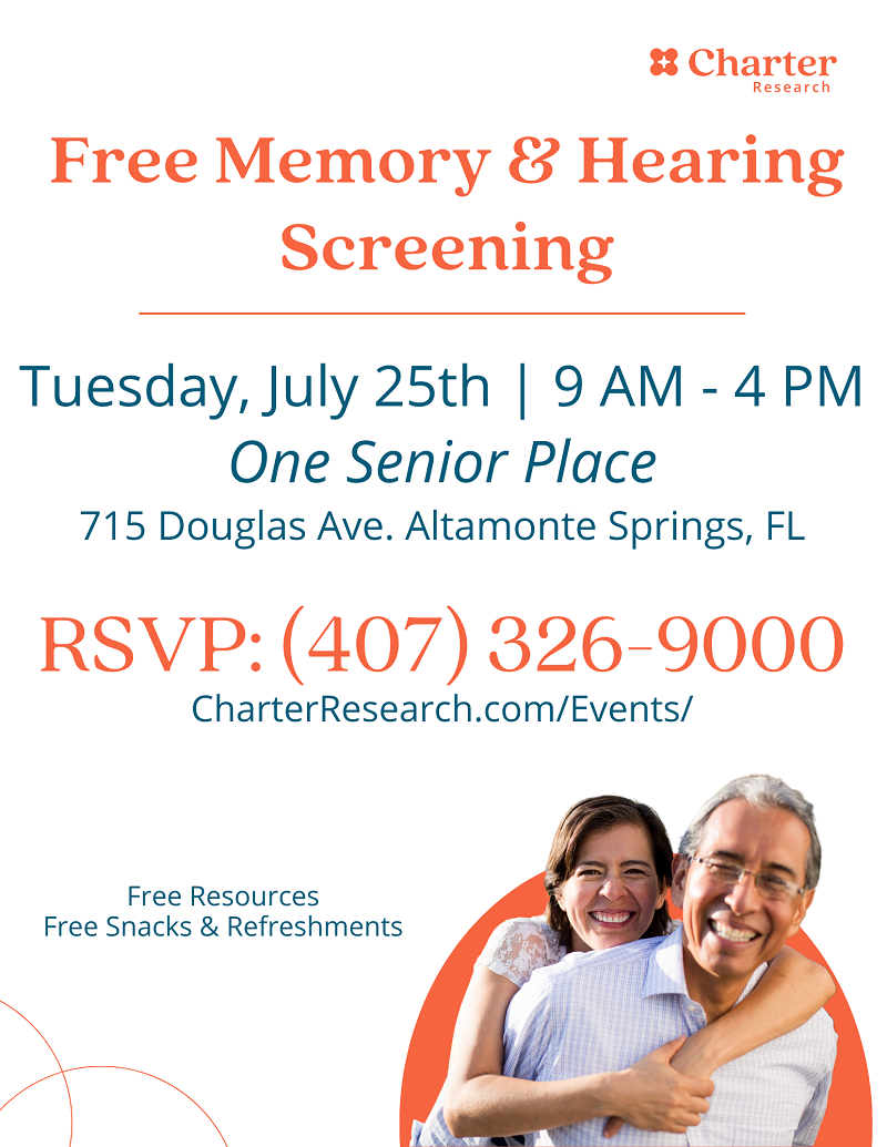 Free Memory and Hearing Screening - One Senior Place