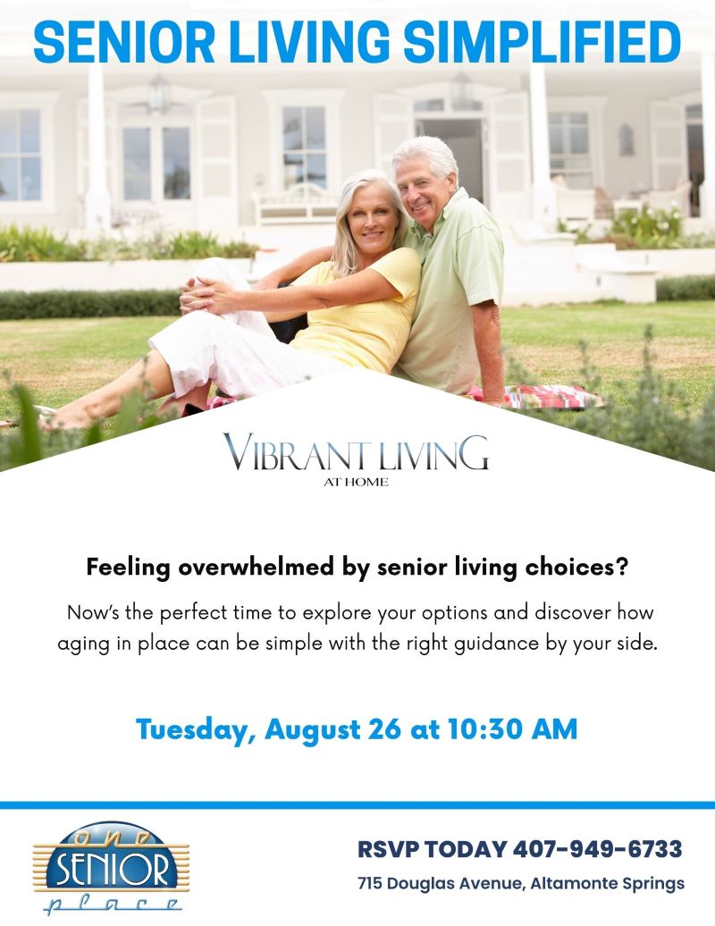 Senior Living Simplified - One Senior Place