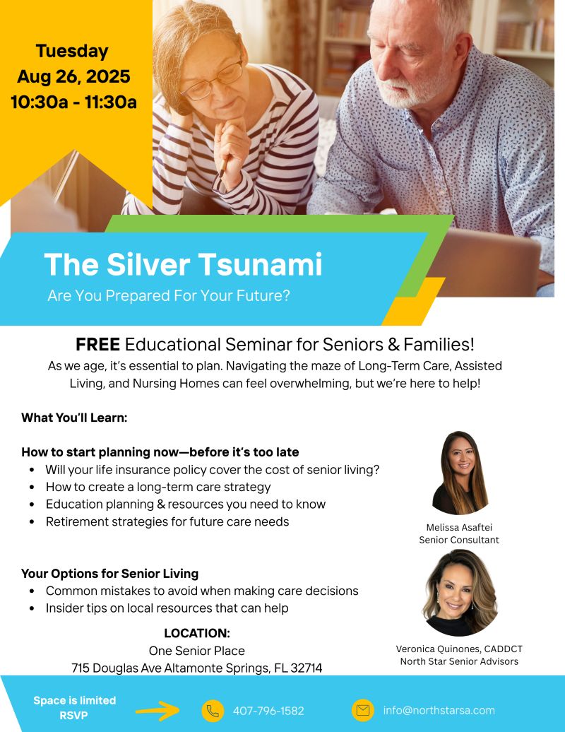 The Silver Tsunami - One Senior Place