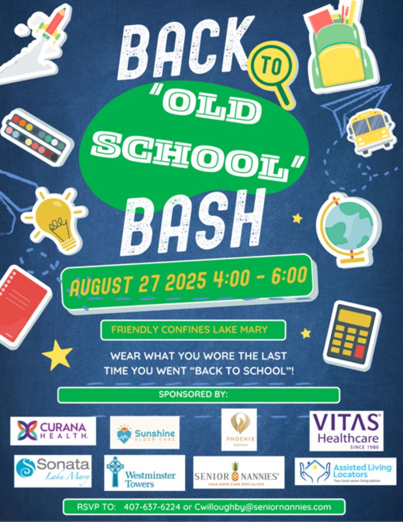 Back "Old School" Bash - One Senior Place